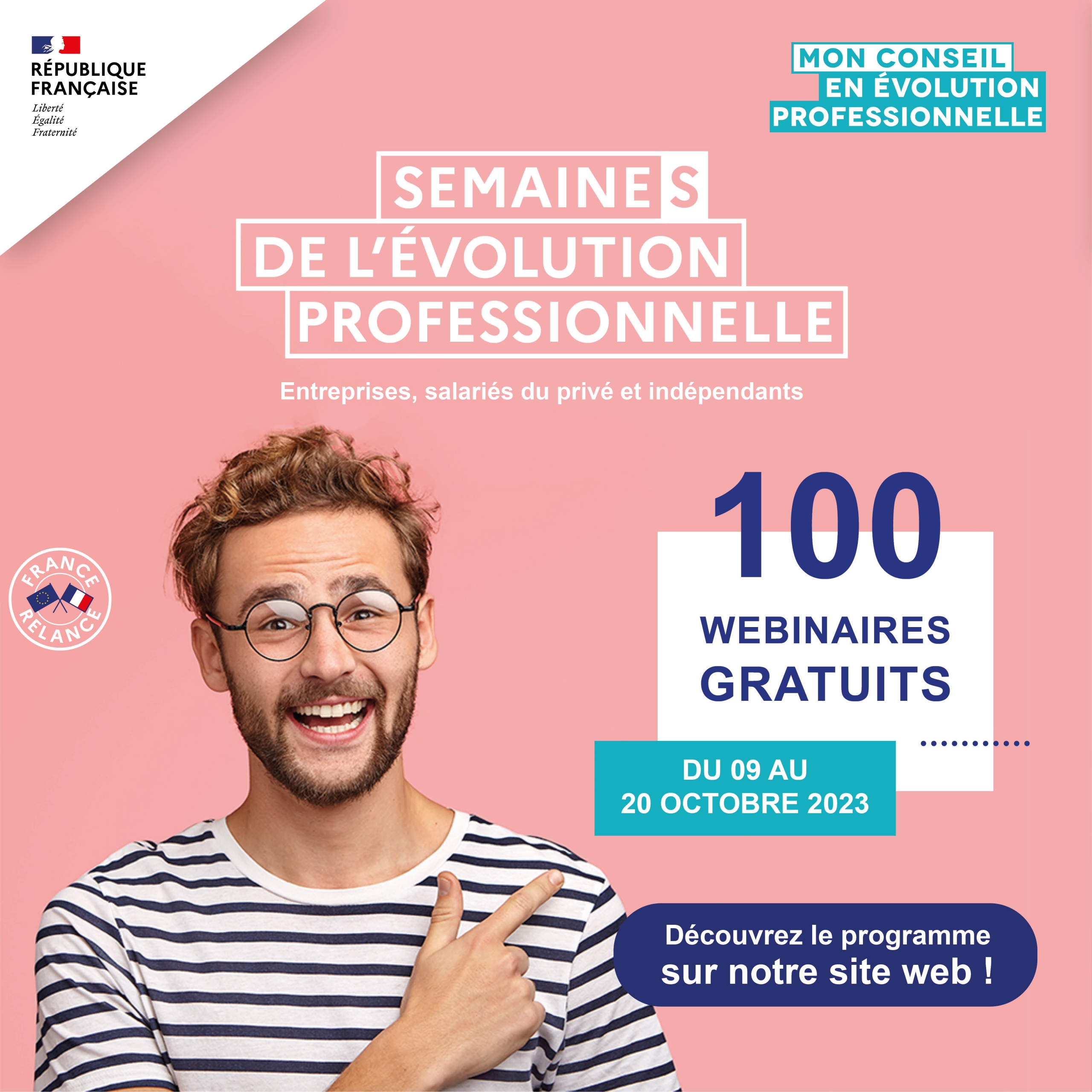 C’est bientôt les Semaines de l’évolution professionnelle ! Du 9 au 20 octobre 2023 - Anthea RH